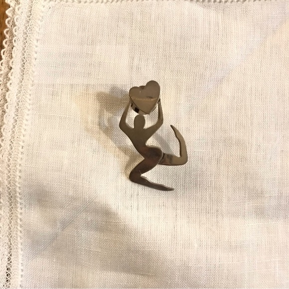 Vintage | Jewelry | Vintage Far Fetched Sterling Silver Brooch Pin ...